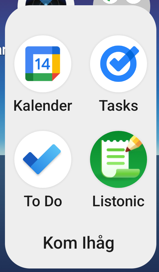 Checklistor i Android – Blandat Svamlat
